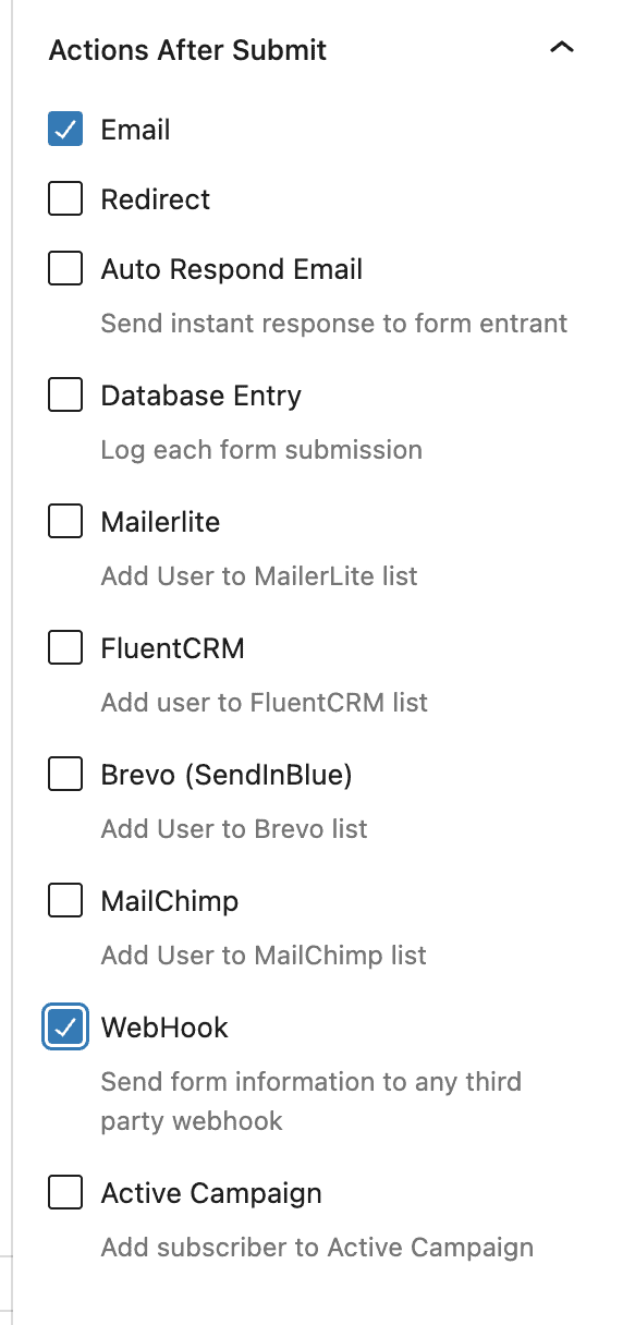 Integrating Kadence Forms With Webhooks Kadence Wp Documentation